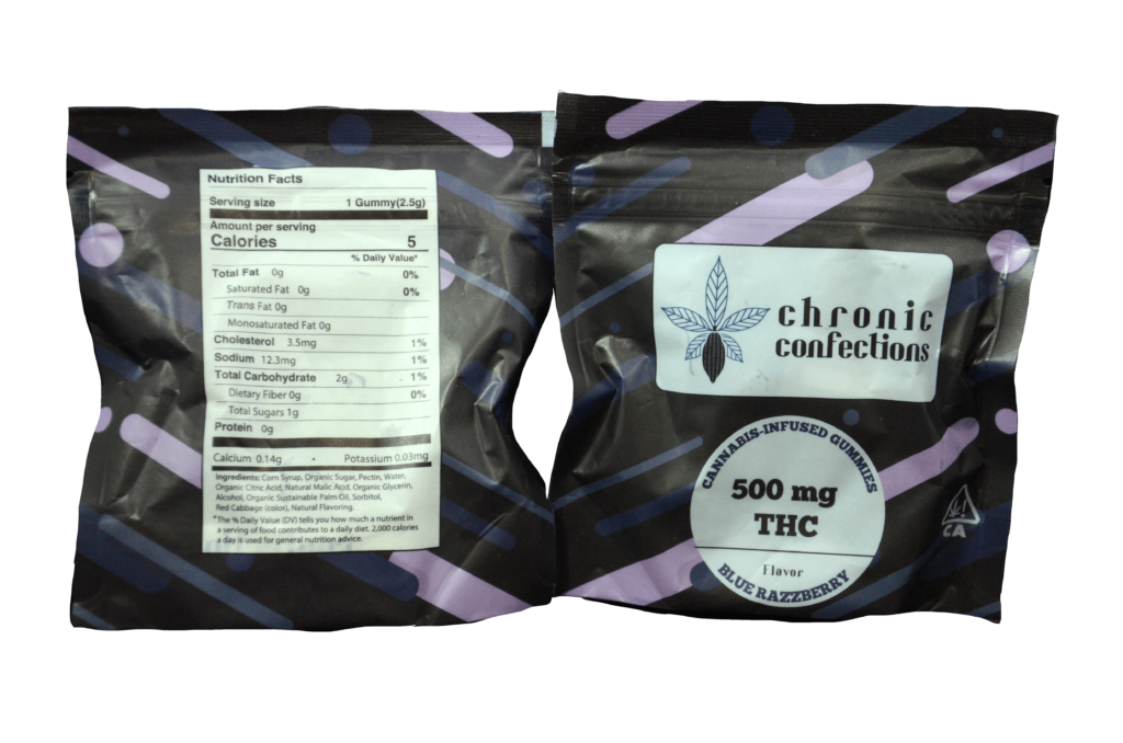 Chronic Confections Gummies 500mg - Gotham Medical and Rec Dispensary