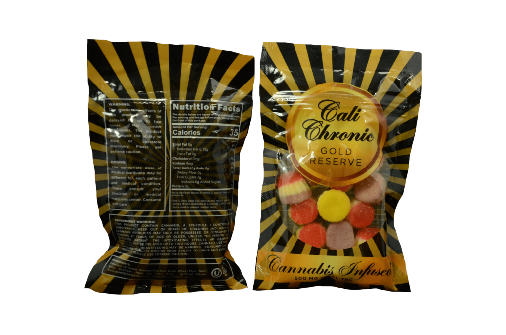 Cali Gold Gummies 500mg - Gotham Medical and Rec Dispensary