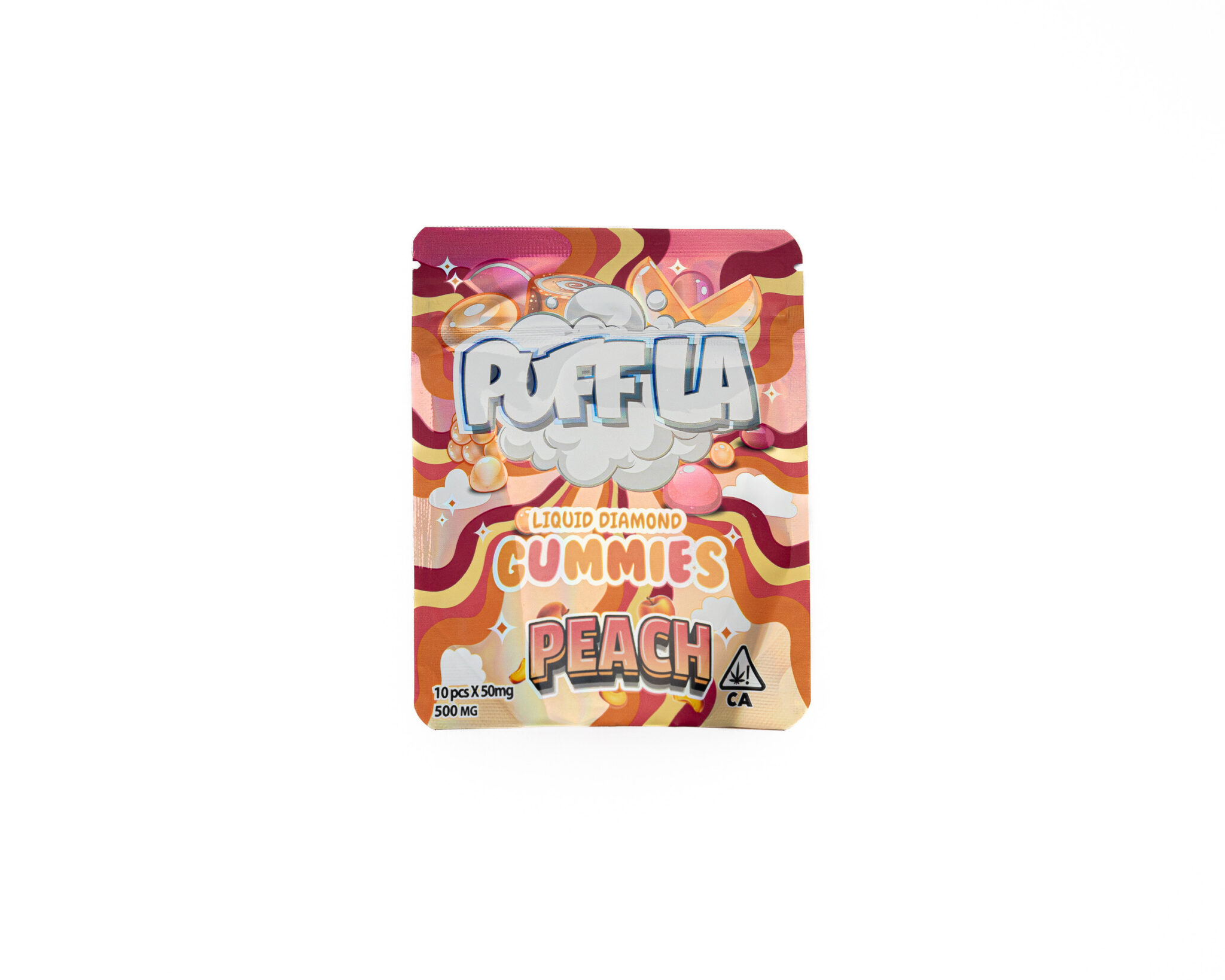 PUFF LA - GUMMIES - W/ LIQUID DIAMONDS - 500MG (10 PIECES - 50MG PER ...