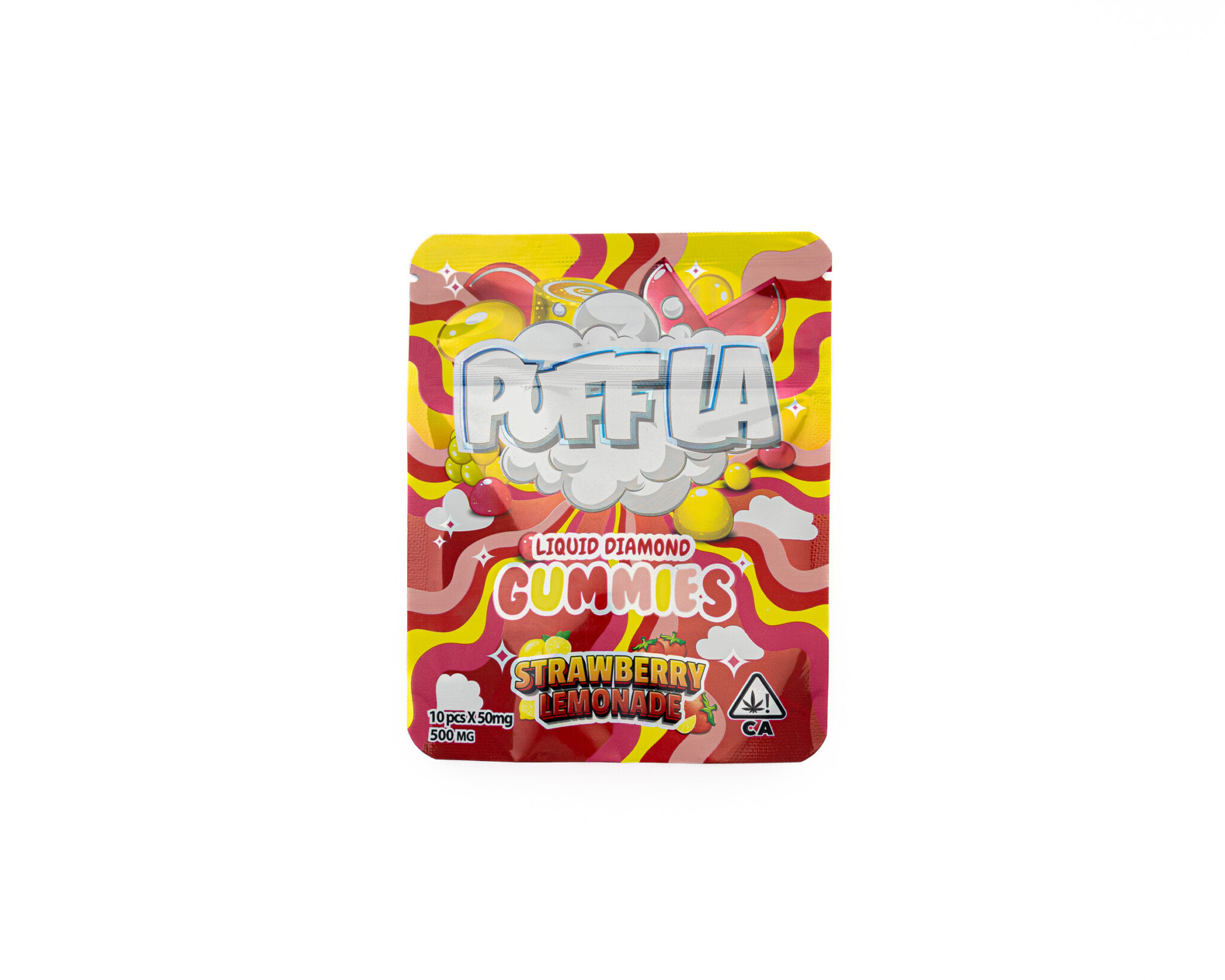 PUFF LA - GUMMIES - W/ LIQUID DIAMONDS - 500MG (10 PIECES - 50MG PER ...