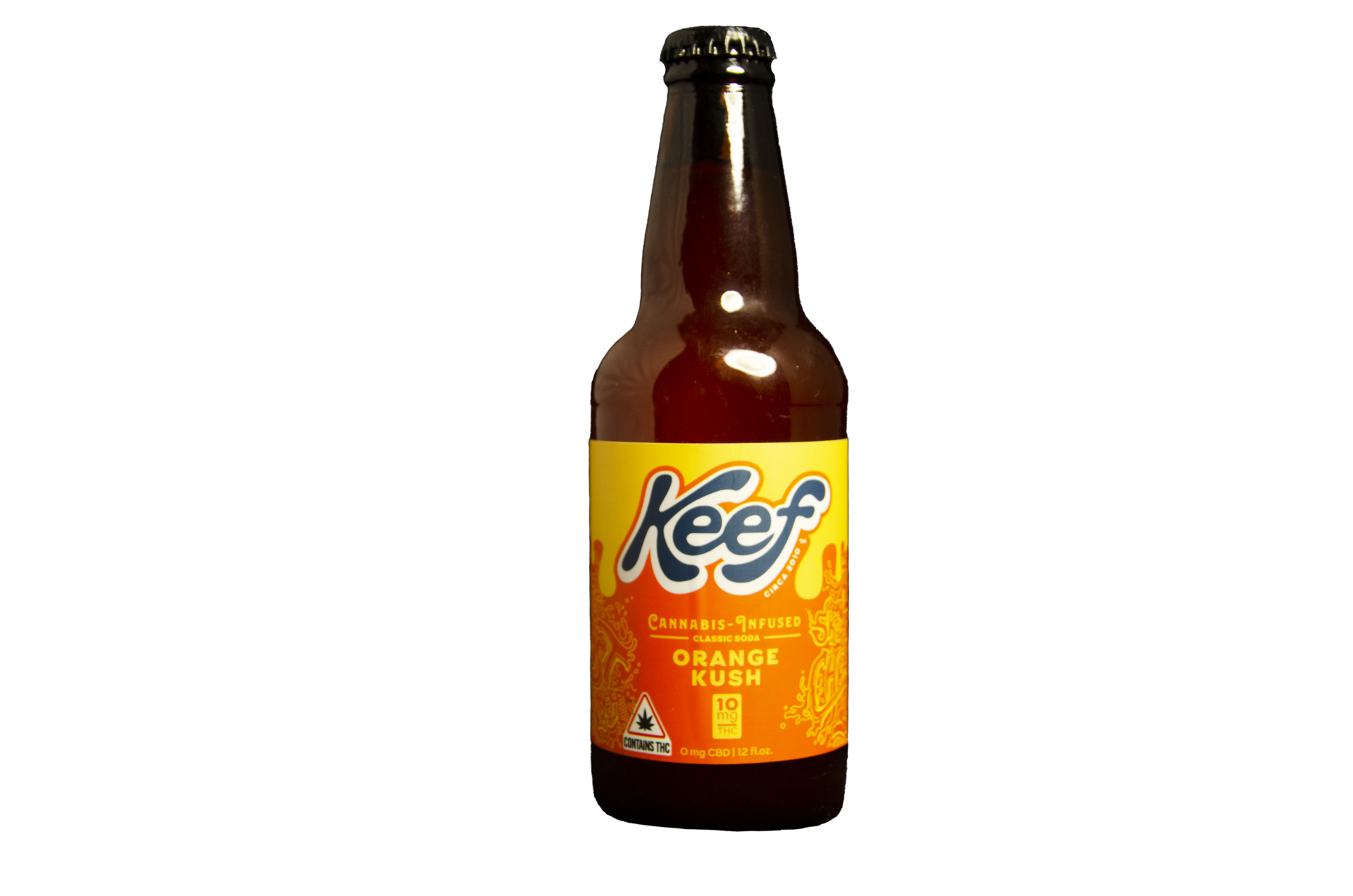 KEEF CANNABIS INFUSED SODA 12FL.OZ BOTTLE 10MG (GLUTEN FREE) *APRIL 4 ...