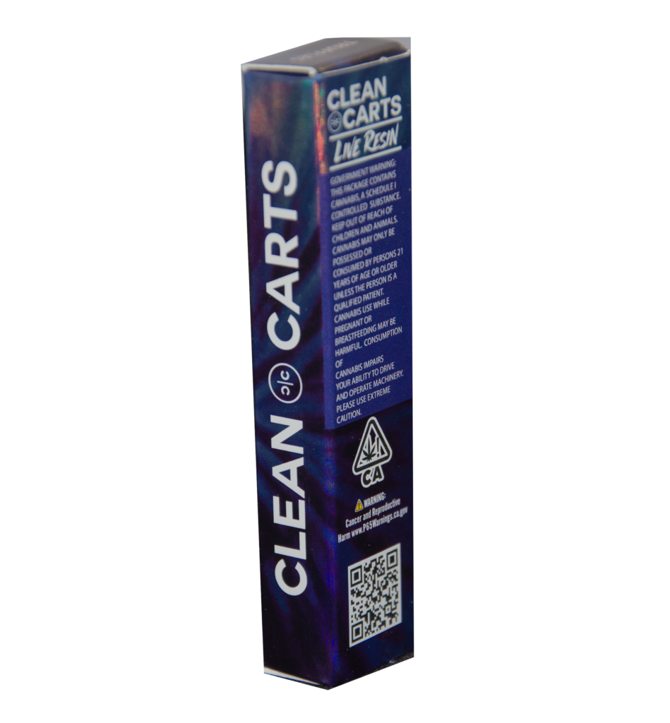 CLEAN CARTS DISPOSABLE LIVE RESIN CART VAPE PEN 1GM (1000MG) - Gotham ...