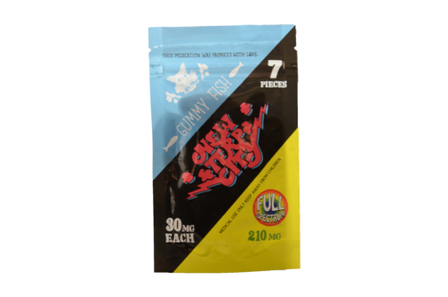 NTC (NEW TERP CITY) RAINBOW GUMMY FISH GUMMIES 7 PIECES - 210MG - (30MG ...