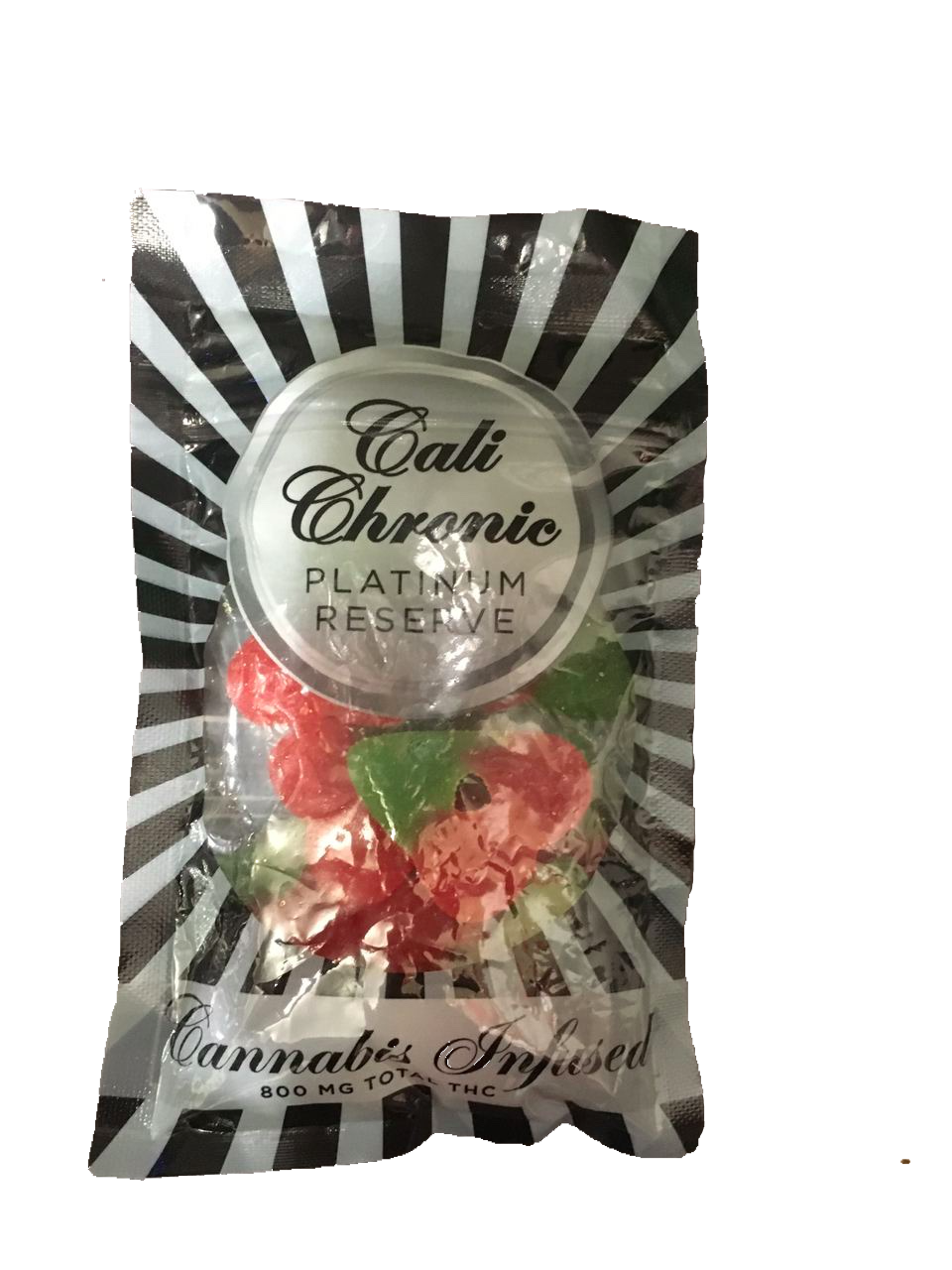 CALI CHRONIC PLATINUM RESERVE GUMMIES 800MG (10 PIECES - 80MG EACH ...