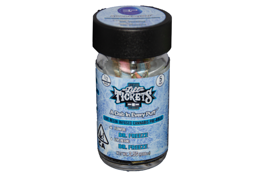 LIFT TICKETS PREROLLS - INFUSED PREROLLS W/ LIVE RESIN - 5 PER PACK (0 ...