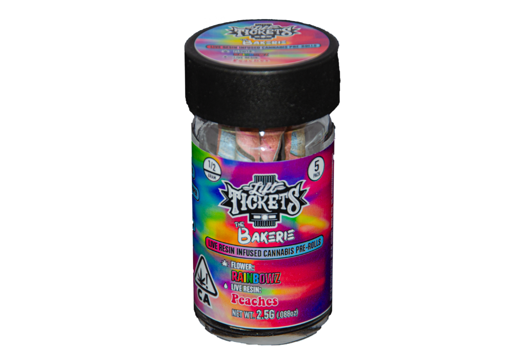 LIFT TICKETS PREROLLS - INFUSED PREROLLS W/ LIVE RESIN - 5 PER PACK (0 ...