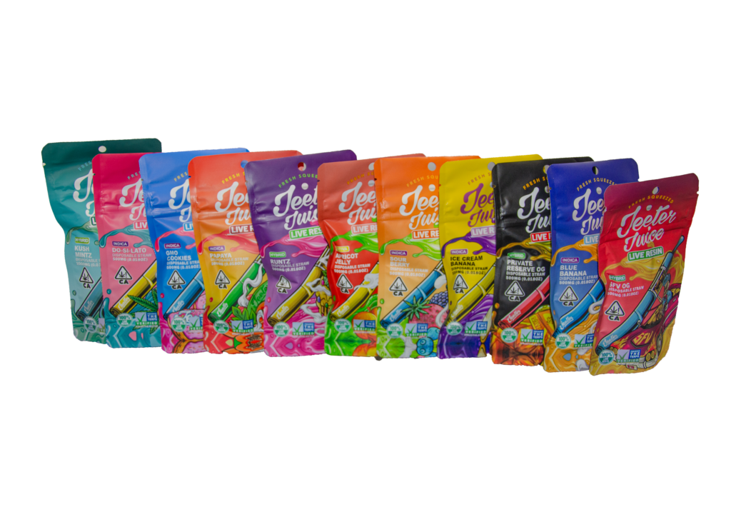 JEETER JUICE - DISPOSABLE STRAWS VAPE CARTS - 0.5GM (500MG) (KNOCK-OFF ...