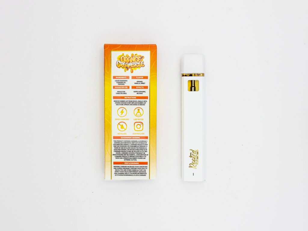 ROOTED LABS - DISPOSABLE RECHARGEABLE VAPE CARTS - LIQUID DIAMONDS ...