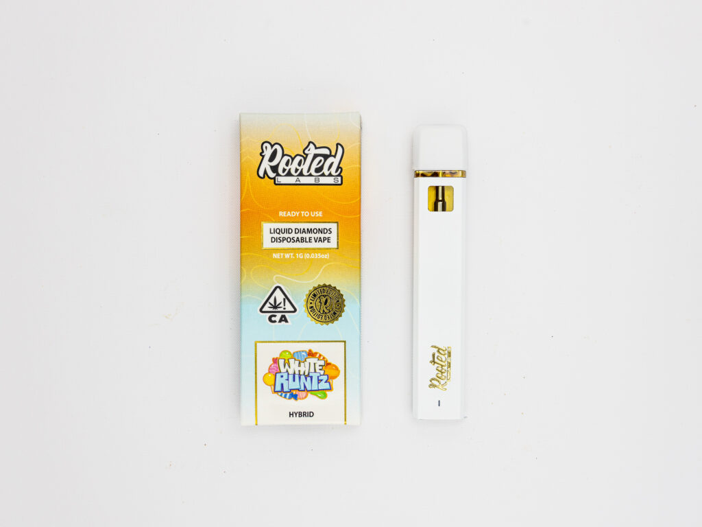 ROOTED LABS - DISPOSABLE RECHARGEABLE VAPE CARTS - LIQUID DIAMONDS ...