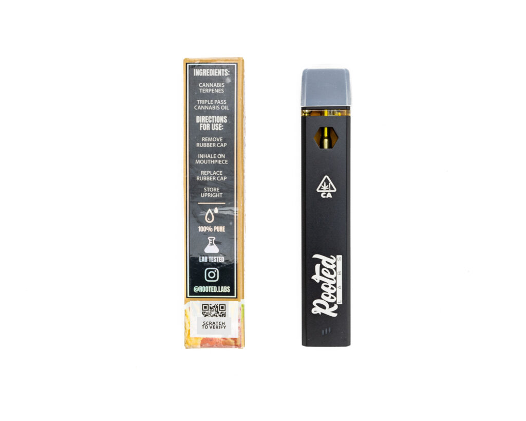 ROOTED LABS - DISPOSABLE RECHARGEABLE VAPE CARTS - 1GM (1000MG ...
