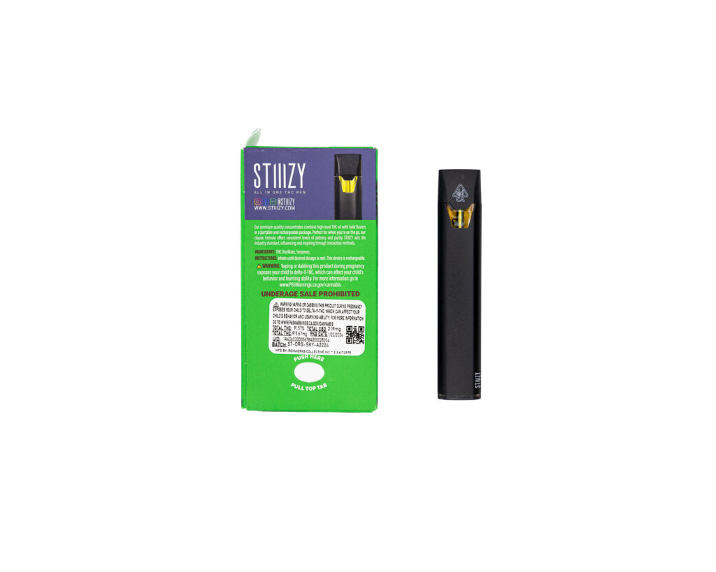 STIIIZY - DISPOSABLE RECHARGEABLE VAPE CARTS - 1GM (1000MG) - Gotham ...