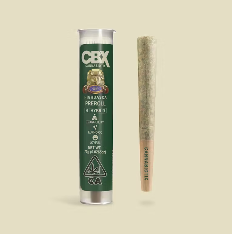 CBX CANNABIOTIX - PREROLLS - FLOWER ONLY - SINGLE PREROLL - 100% ...