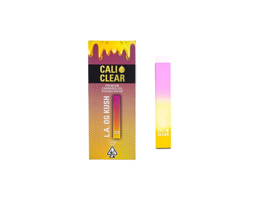 CALI CLEAR - DISPOSABLE VAPE CARTS - 1GM (1000MG) - Gotham Medical and ...