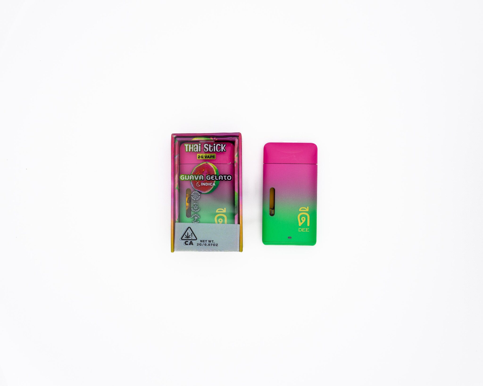 DEE THAI - DISPOSABLE VAPE CARTS - THAI STICK - 2GM (2000MG) - Gotham ...