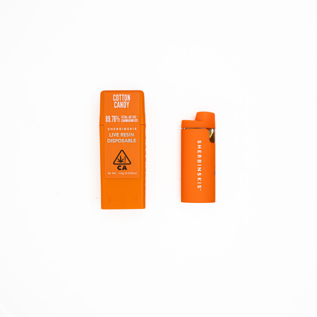 SHERBINSKIS - DISPOSABLE RECHARGABLE CARTS - LIVE RESIN - 1GM (1000MG ...