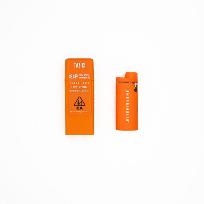 SHERBINSKIS - DISPOSABLE RECHARGABLE CARTS - LIVE RESIN - 1GM (1000MG ...