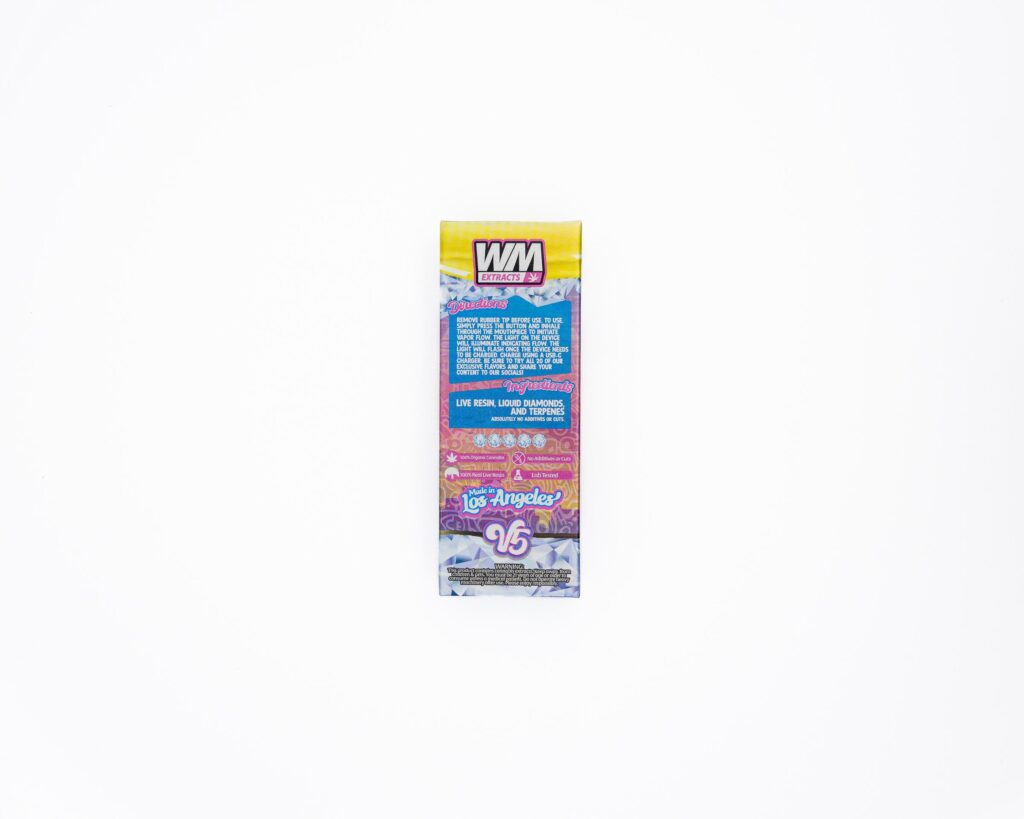 WHOLE MELT EXTRACTS - DISPOSABLE RECHARGEABLE VAPE CARTS - LIVE DIAMOND ...