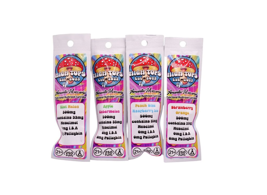 HIGH TOPS - 510 VAPE CARTS - AMANITA MUSCARIA FUNCTIONAL SHROOMS CART 0 ...