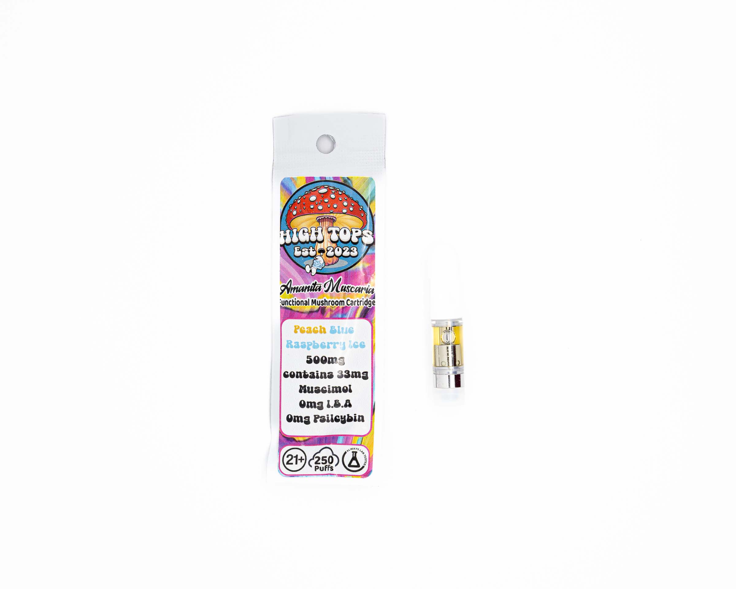 HIGH TOPS - 510 VAPE CARTS - AMANITA MUSCARIA FUNCTIONAL SHROOMS CART 0 ...