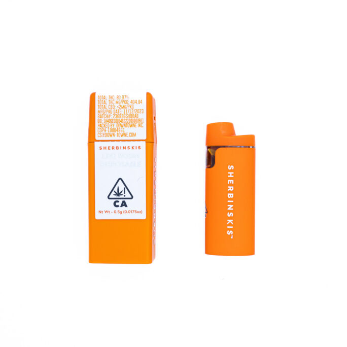 SHERBINSKIS - DISPOSABLE RECHARGEABLE VAPE CARTS - LIVE ROSIN - ALL IN ...