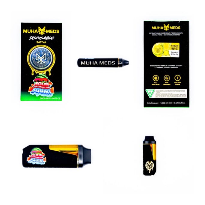 MUHA MEDS - DISPOSABLE RECHARGEABLE FULL SPECTRUM VAPE PEN CARTS - 2GM ...