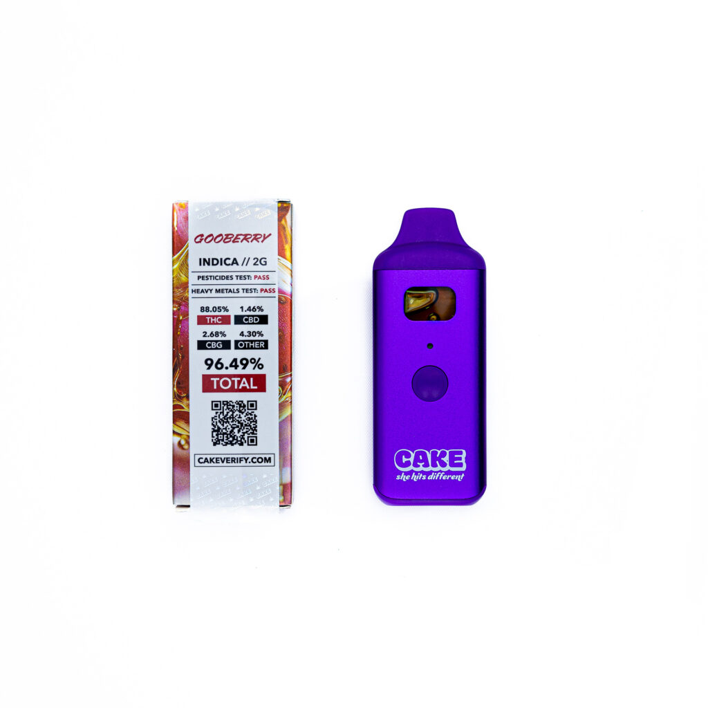 CAKE - DISPOSABLE RECHARGABLE VAPE CARTS - LIQUID DIAMONDS X CRYO LIVE ...