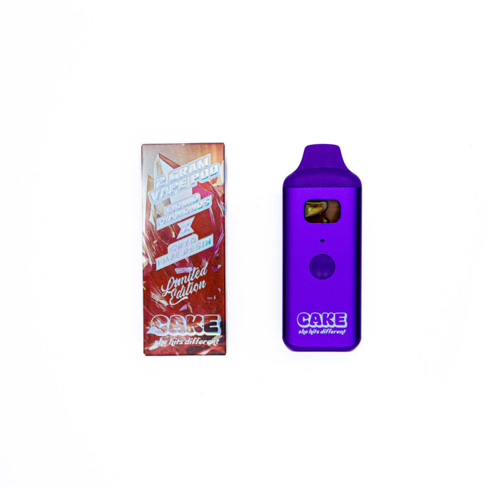 CAKE - DISPOSABLE RECHARGABLE VAPE CARTS - LIQUID DIAMONDS X CRYO LIVE ...