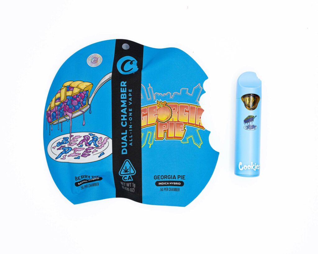 COOKIES - DISPOSABLE RECHARGEABLE VAPE CARTS - ALL IN ONE DUAL CHAMBER ...