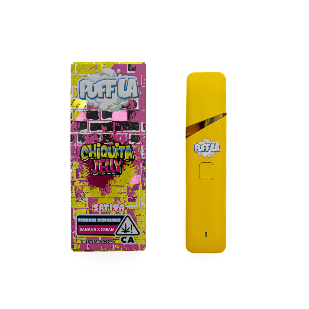 PUFF LA - DISPOSABLE RECHARGEABLE VAPE CARTS - LIVE RESIN INFUSED - 2GM ...