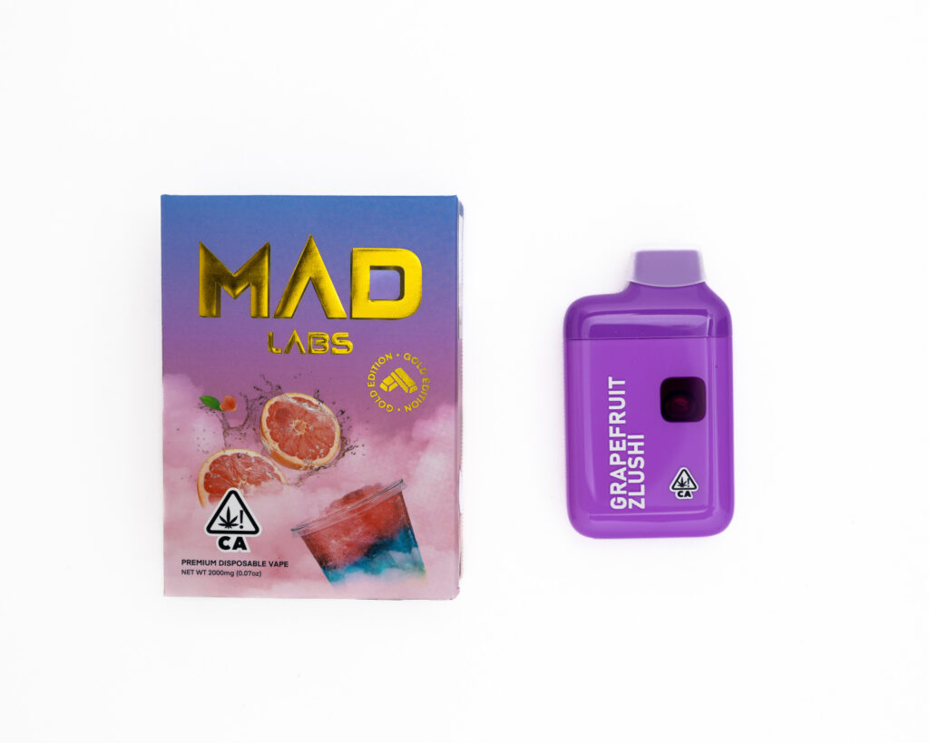MAD LABS - DISPOSABLE RECHARGEABLE VAPE CARTS - 2GM (2000MG) | Gotham Medical and Rec Dispensary