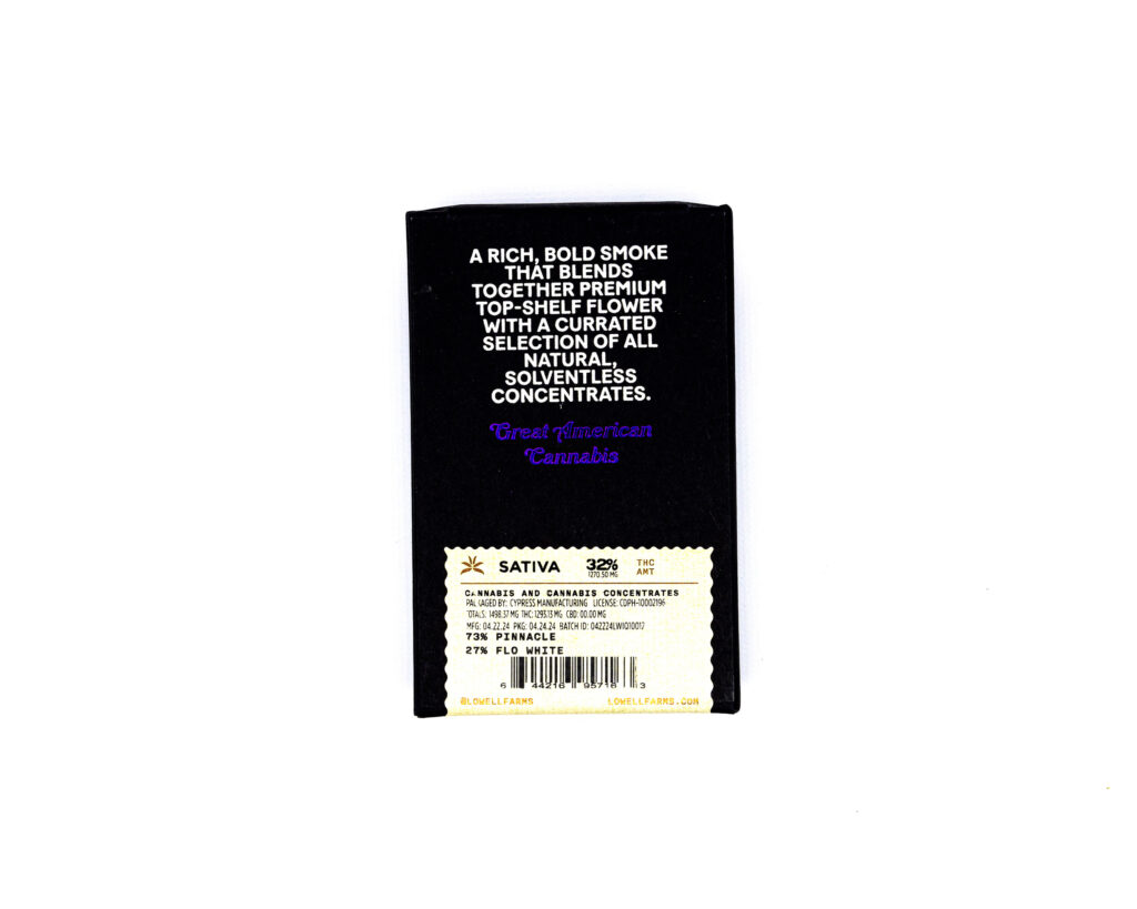 LOWELL HERB CO. - PREROLLS - INFUSED PREROLLS - SMOKES W/ BUBBLE HASH ...