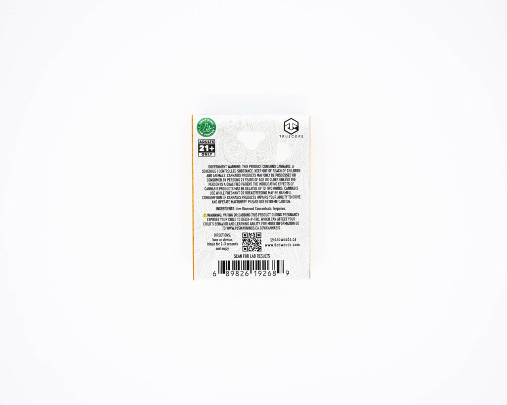 DABWOODS - DISPOSABLE RECHARGEABLE VAPE CARTS - W/ LIQUID DIAMONDS ...