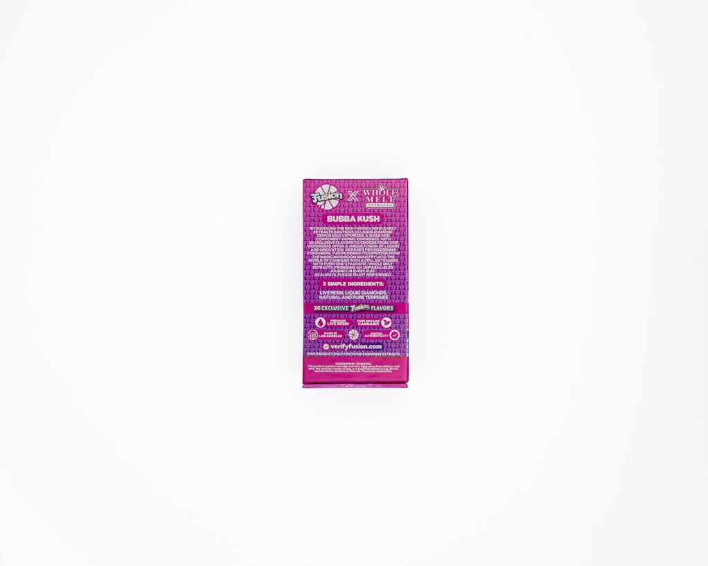 WHOLE MELT X FUSION - DISPOSABLE RECHARGEABLE VAPE CARTS - INFUSED ...