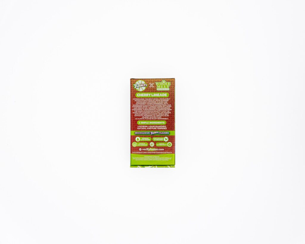 WHOLE MELT X FUSION - DISPOSABLE RECHARGEABLE VAPE CARTS - INFUSED ...