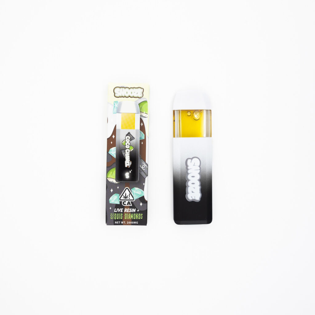 SNOOZE KIT - DISPOSAPLE RECHAREGEABLE VAPE CART - INFUSED LIVE RESIN ...